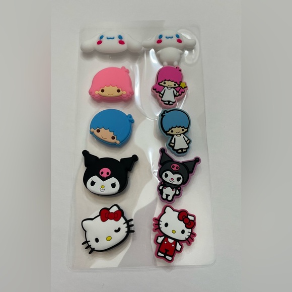 unbranded | Shoes | Crocs Charms Jibbitz Hello Kitty Kuromi Kiki Lala ...